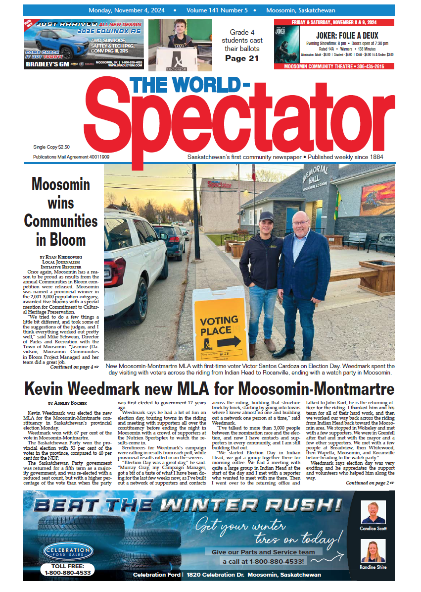 The World-Spectator - Moosomin, Saskatchewan, Canada