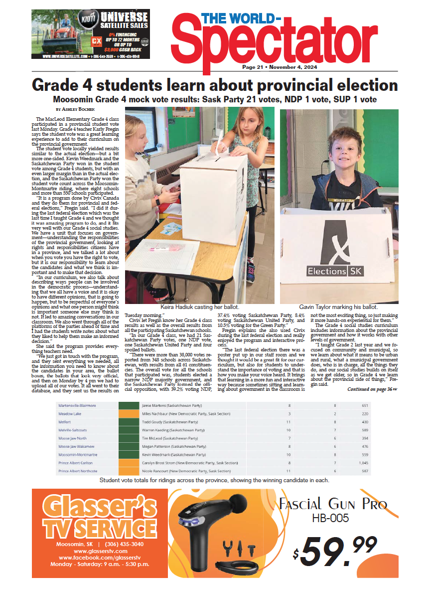 The World-Spectator - Moosomin, Saskatchewan, Canada